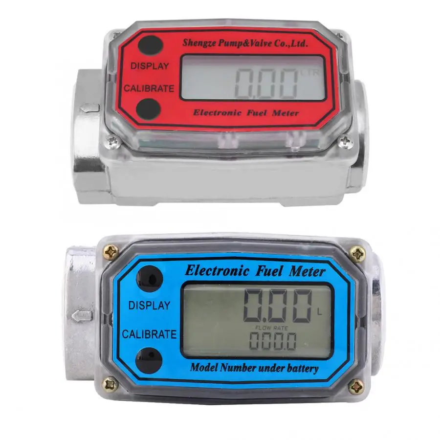 10-120L-Min-1-NPT-LED-Digital-Fuel-Meter-Flowmeter-Diesel-Fuel-Meter ...