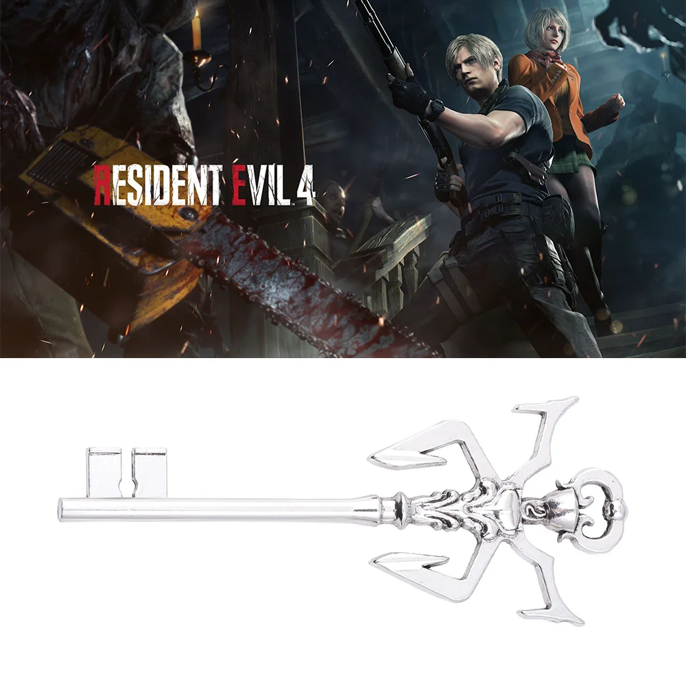 Resident Evil 4 Game Peripheral New Alien Key Pendant Cosplay Keyring ...