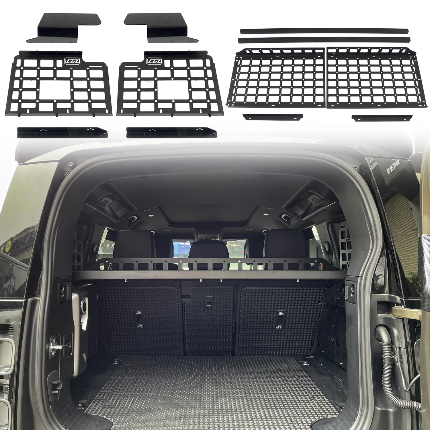 Molle-Panels-Fit-for-Land-Rover-Defender-110-2020-2021-2022-2023-Rear ...