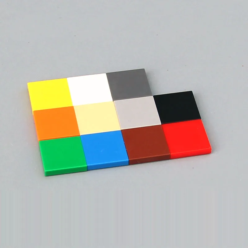 600PCS-Bulk-Building-Blocks-Figure-Bricks-Ceramic-Tile-2x2-Educational ...