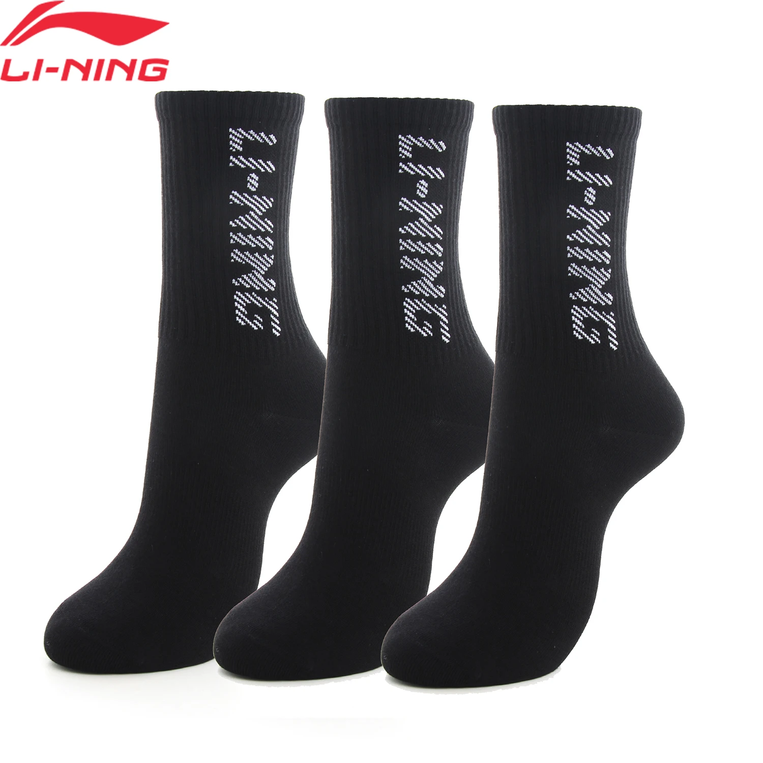 Li-Ning-Unisex-3Pairs-Sports-Socks-24-28cm-Size39-46-Men-Women-LiNing ...