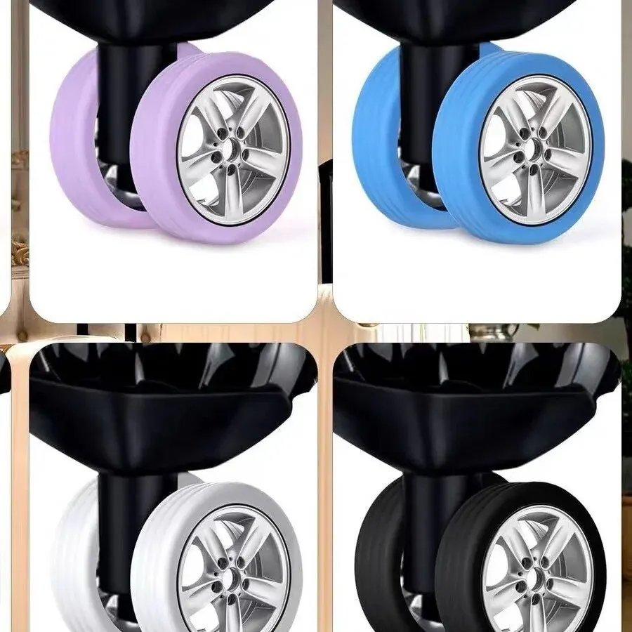 4-pack-8-pack-Silicone-Luggage-Cart-Wheel-Protection-Cover-Static ...