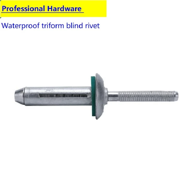 M7.5*28 Aluminium Bulb Triform Trifold Blind Rivets Nail Pop Remaches ...