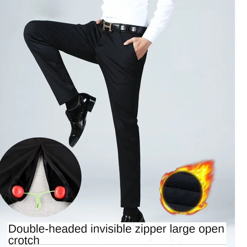 Men-Suit-Pants-Invisible-Zipper-Open-Crotch-Pants-Sports-Casual-Black ...