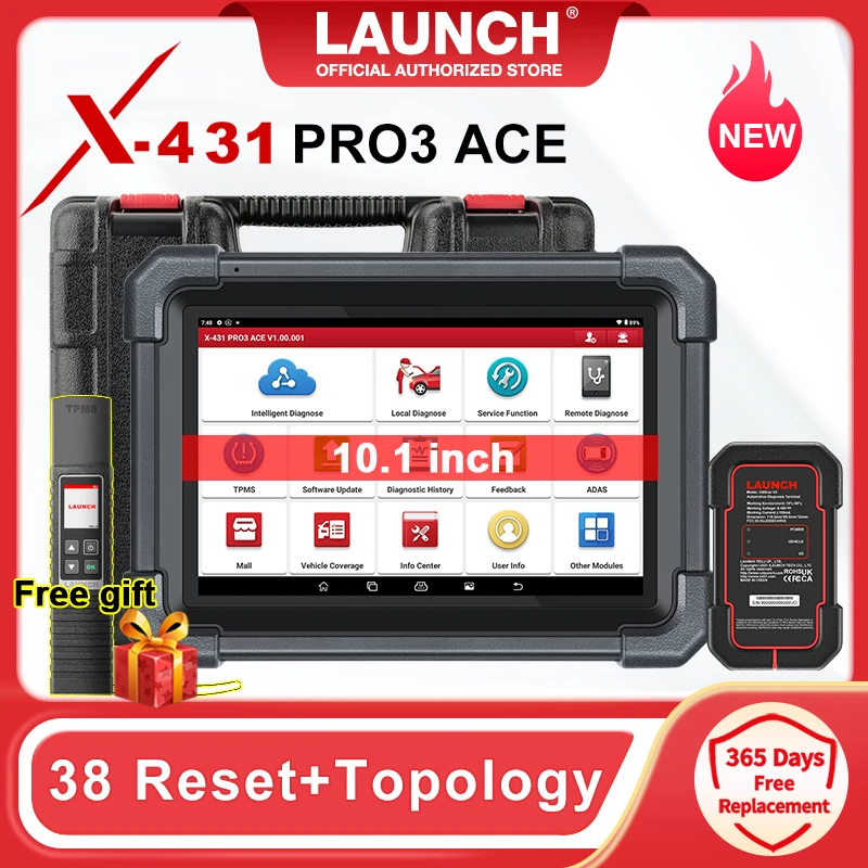 New-LAUNCH-X431-PRO3-ACE-CAN-FD-Car-Diagnostic-Tools-Auto-OBD-OBD2 ...