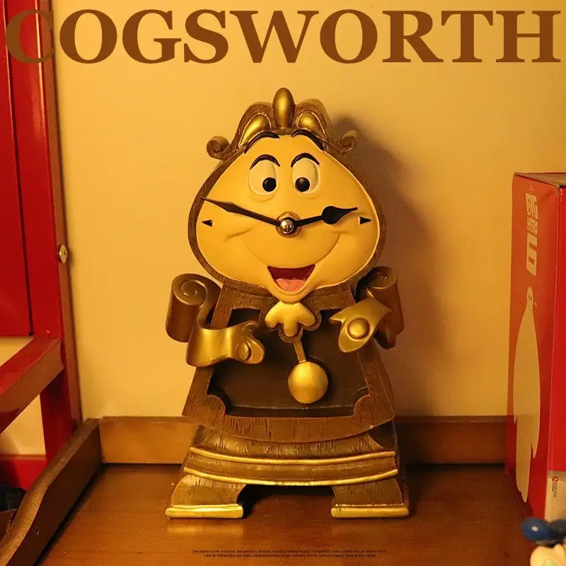 24cm-Disney-Beauty-And-The-Beast-Cogsworth-Mr-Clock-Action-Figure ...