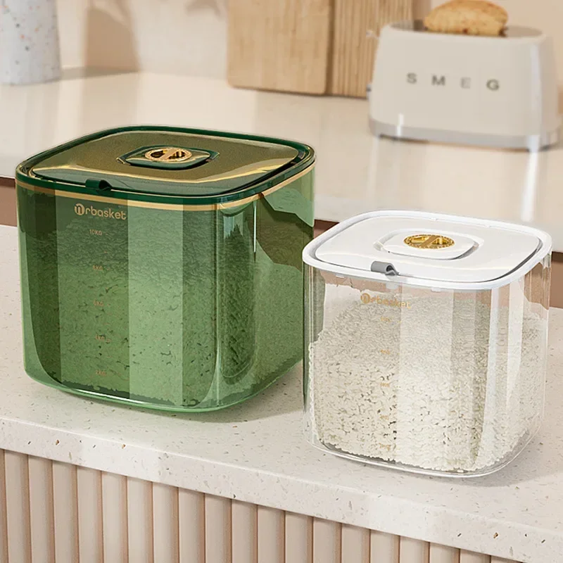 Kitchen-Food-Storage-Containers-Rice-Bucket-Insect-and-Moisture-proof ...