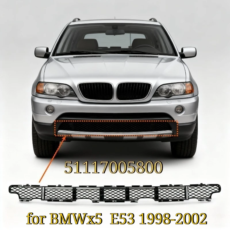 For 1998-2006 E53 BMW X5 3.0i 4.4i 4.6is 4.8is Facelift Front Grille ...