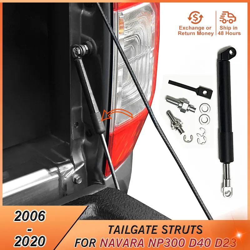 2006-2013 Tailgate Lift Support Strut Bars for Nissan Navara NP300 D40 ...