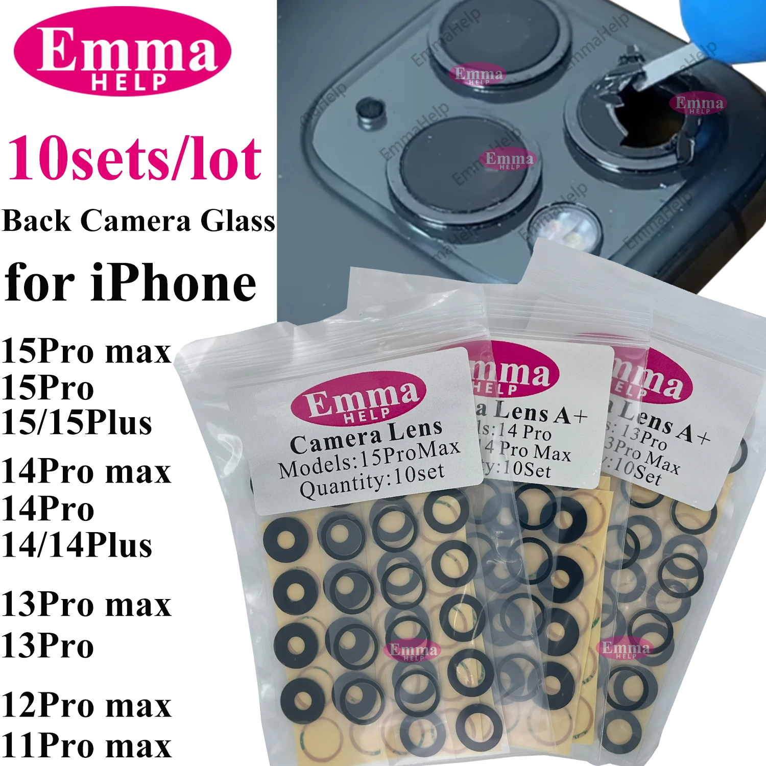 EmmaHelp-10set-lot-Back-Camera-Glass-for-iPhone-11-13-15-Pro-Max-13MINI-XS-14plus.jpg