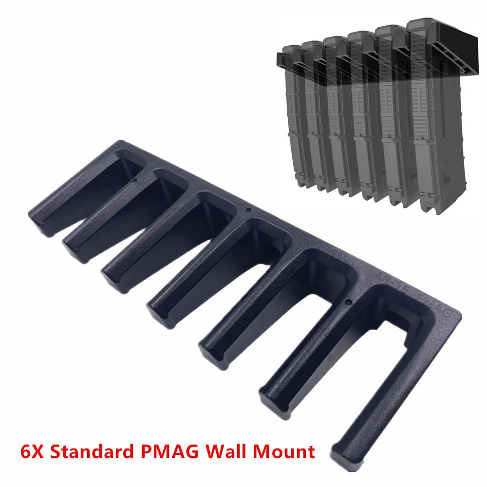 PMAG-Wall-Mount-Tactical-6X-Standard-Magazine-Rack-Bracket-AR15-Wall ...