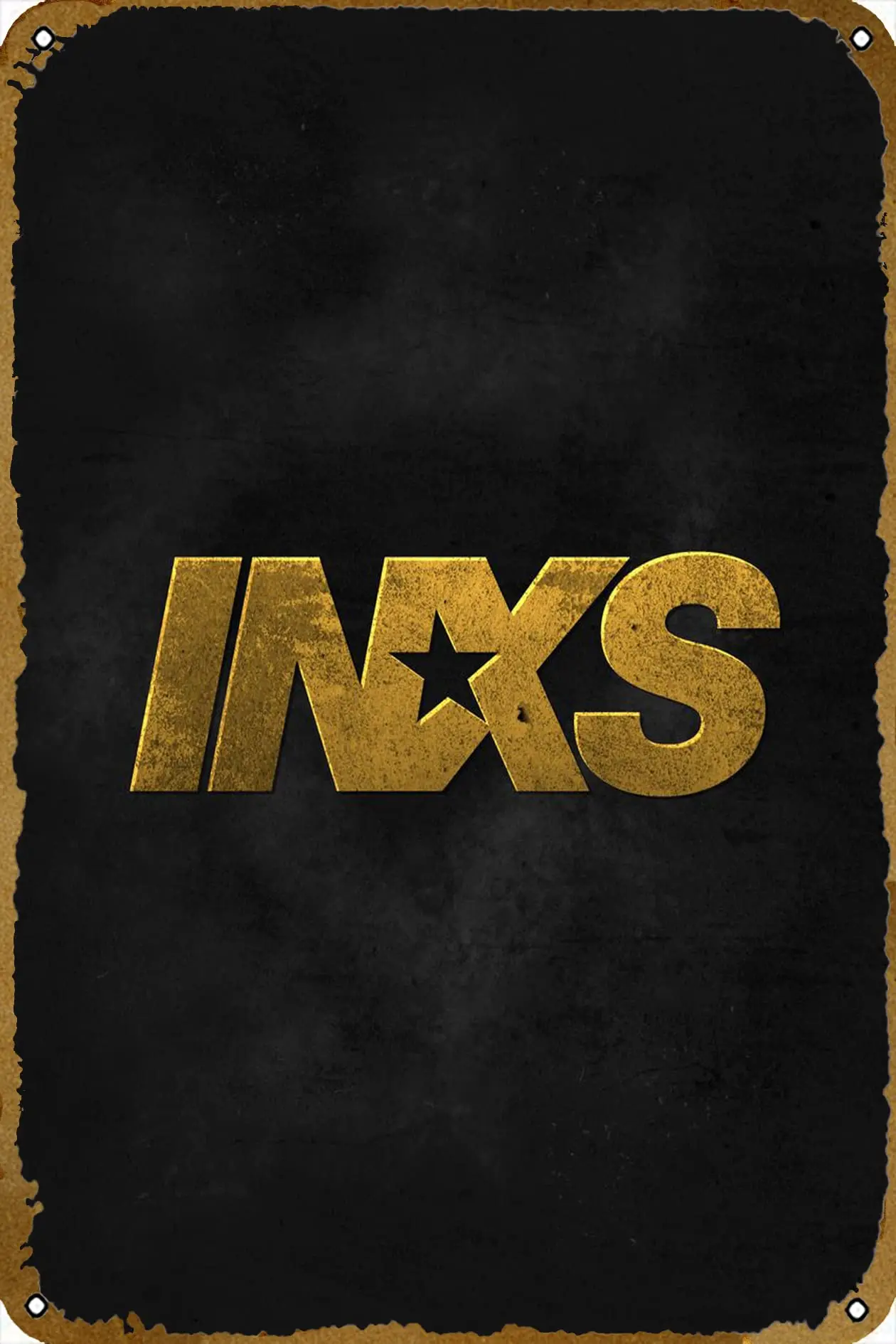INXS-rock-band-Wales-logo-Movie-Tin-Sign-Vintage-Metal-Sign-for-Men ...