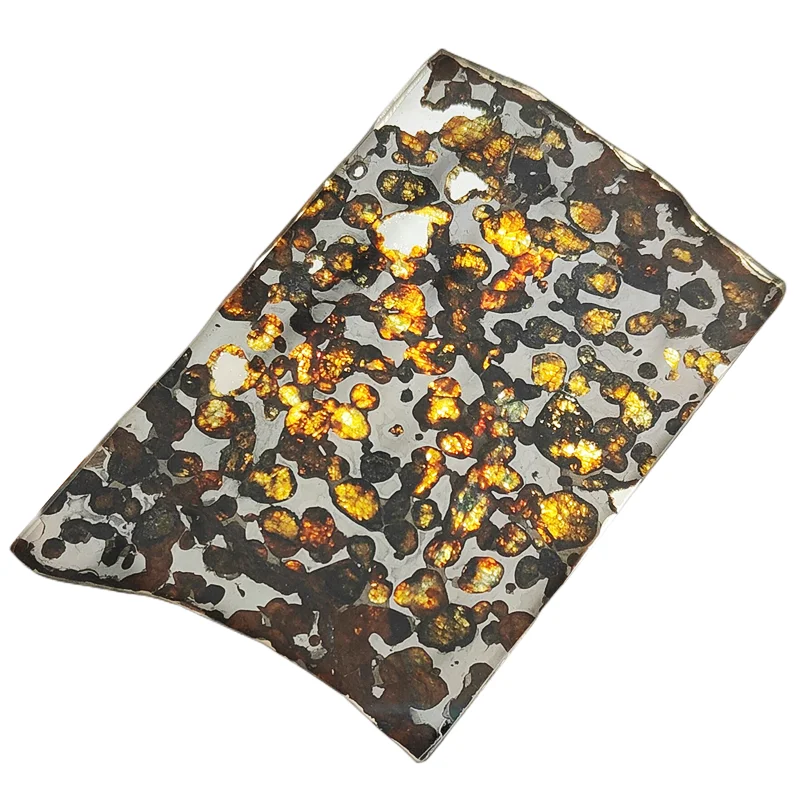 High Quality Sericho Kenya Olive Meteorite Large Sliced Natural ...