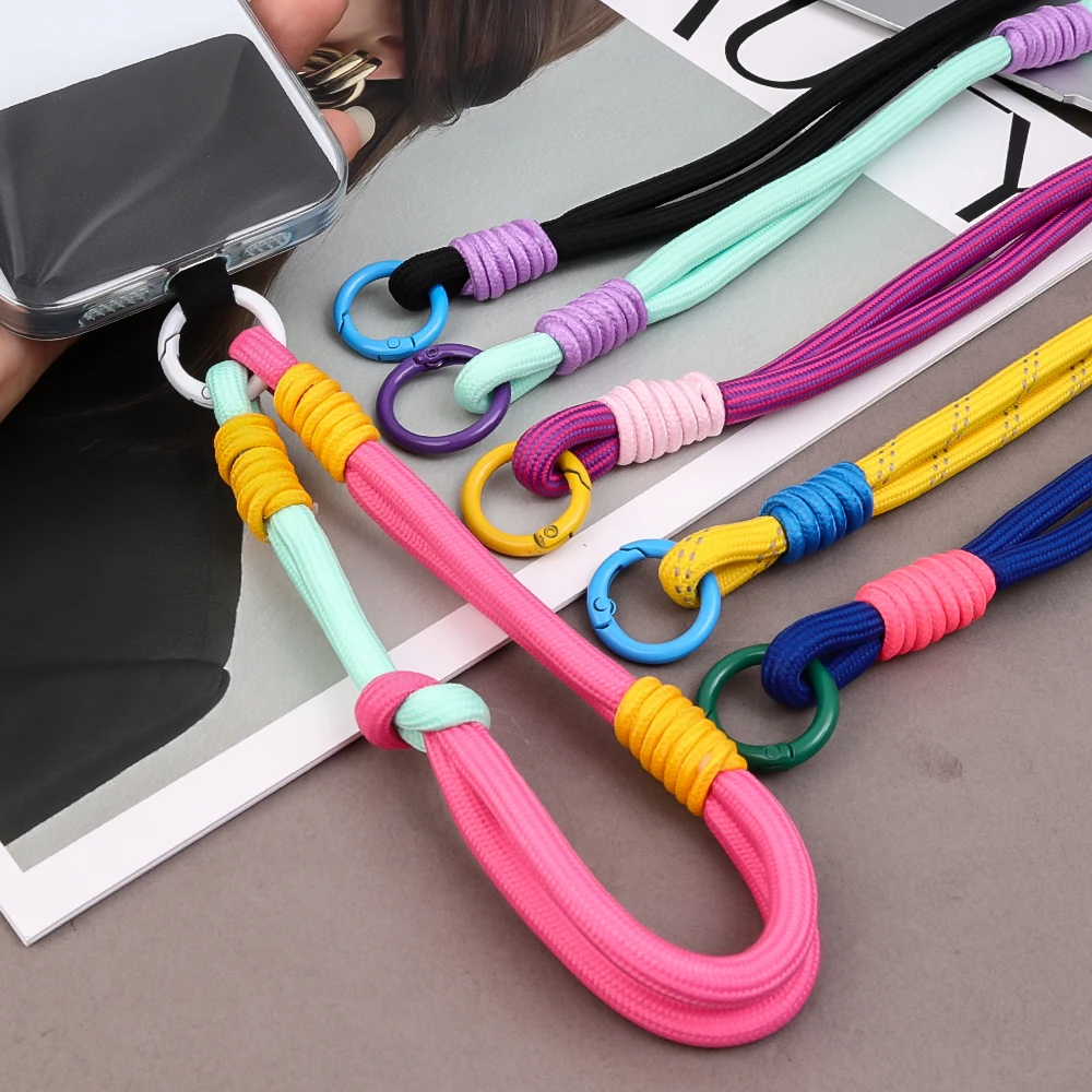 Mobile-Phone-Lanyard-Cute-Knot-Portable-Anti-Lost-Hand-Bracelet-Chain ...