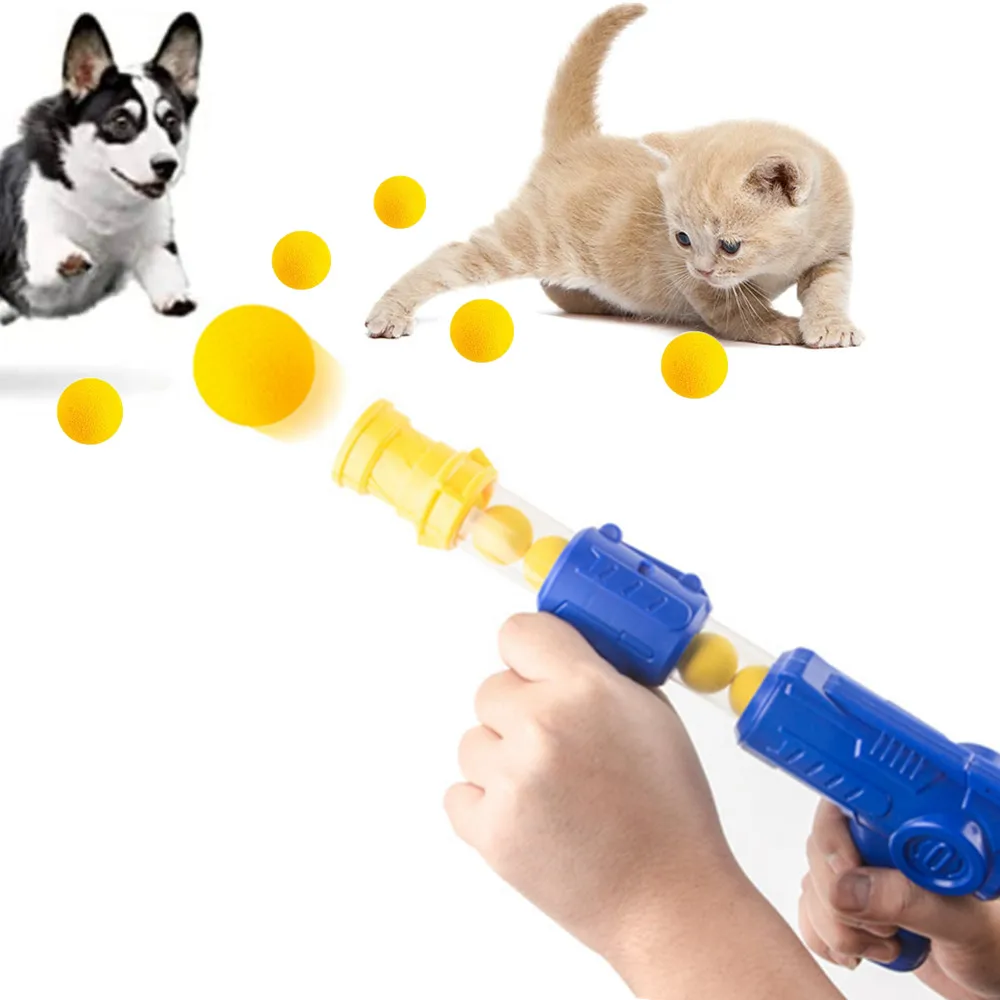 Interactive-Cat-Toy-Ball-Dog-Aerodynamic-Shooter-Cats-Game-EVA-Soft ...