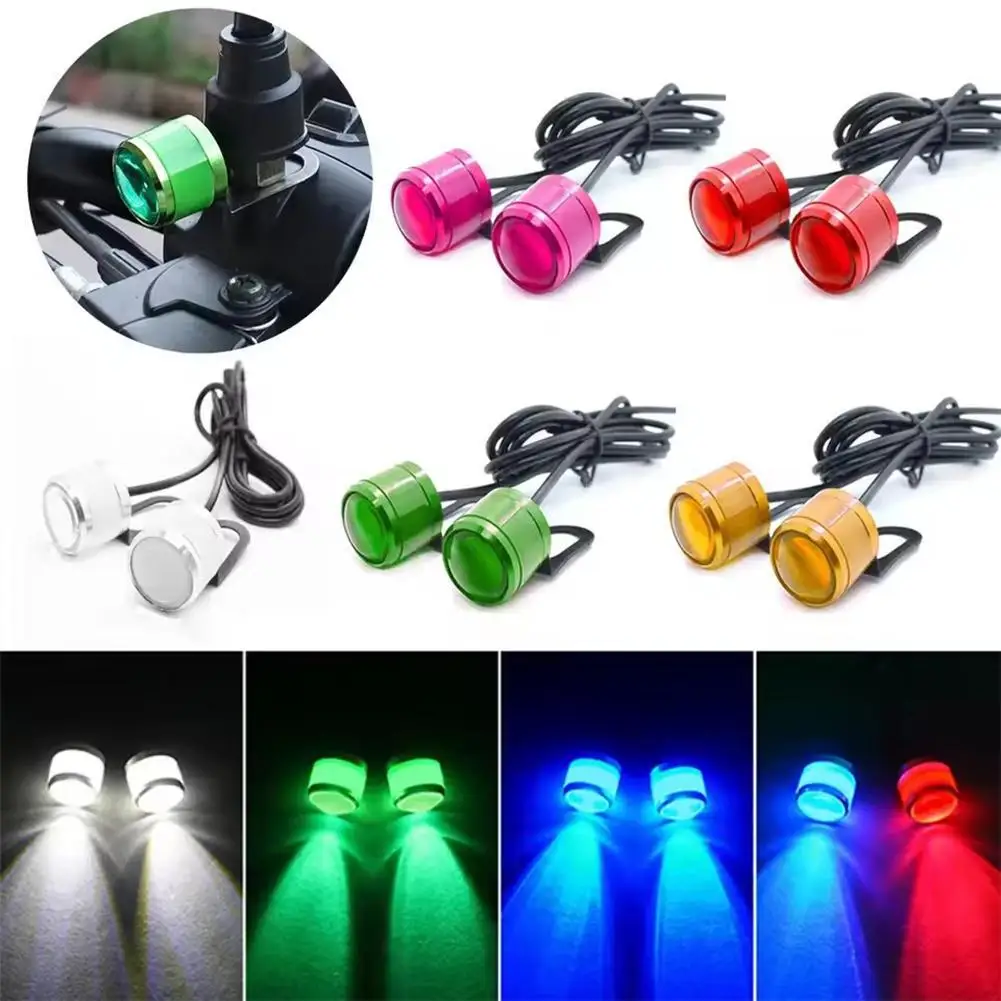 Motorcycle Eagle Eye Strobe DRL Running Light LED Flash Signal Lamp ...