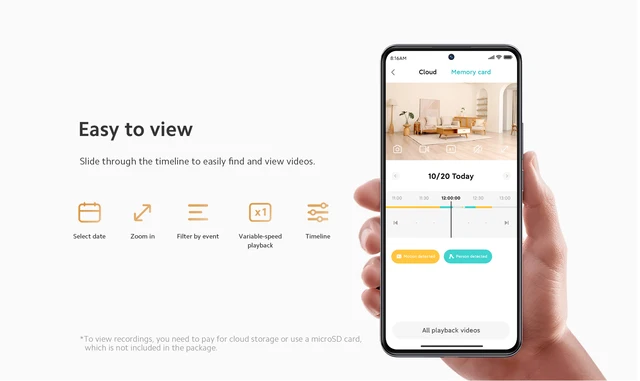 Xiaomi MBC23 C301 Smart Camera - White - OTC.LK