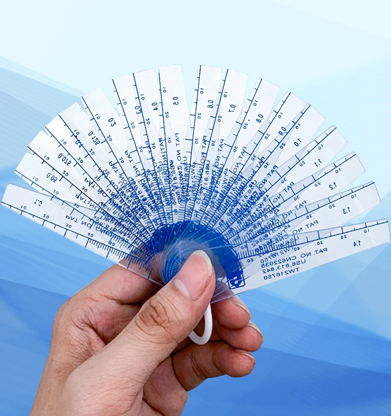 Plastic Feeler Gauge Gap Filler Measuring Tool Discount Buy | www ...