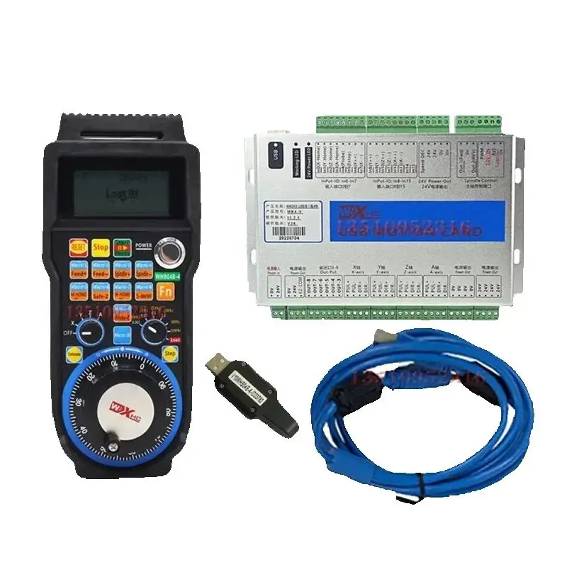 XHC MKX-V 3/4/6-Axis USB Motion Control Card Kit (Whb04b-4/Whb04b-6 ...