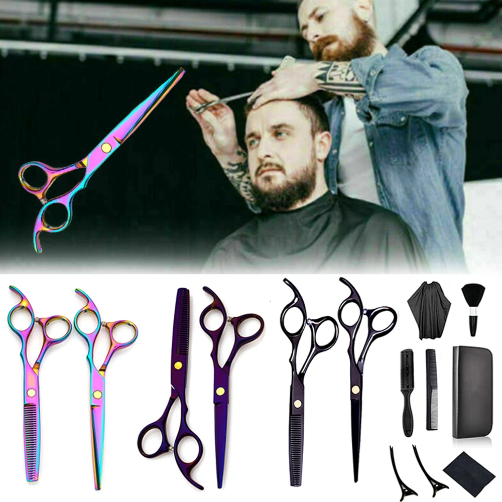 10pcs-set-Barber-Tools-Hair-Thinning-Cut-Salon-Set-Hairdressing-Capes ...