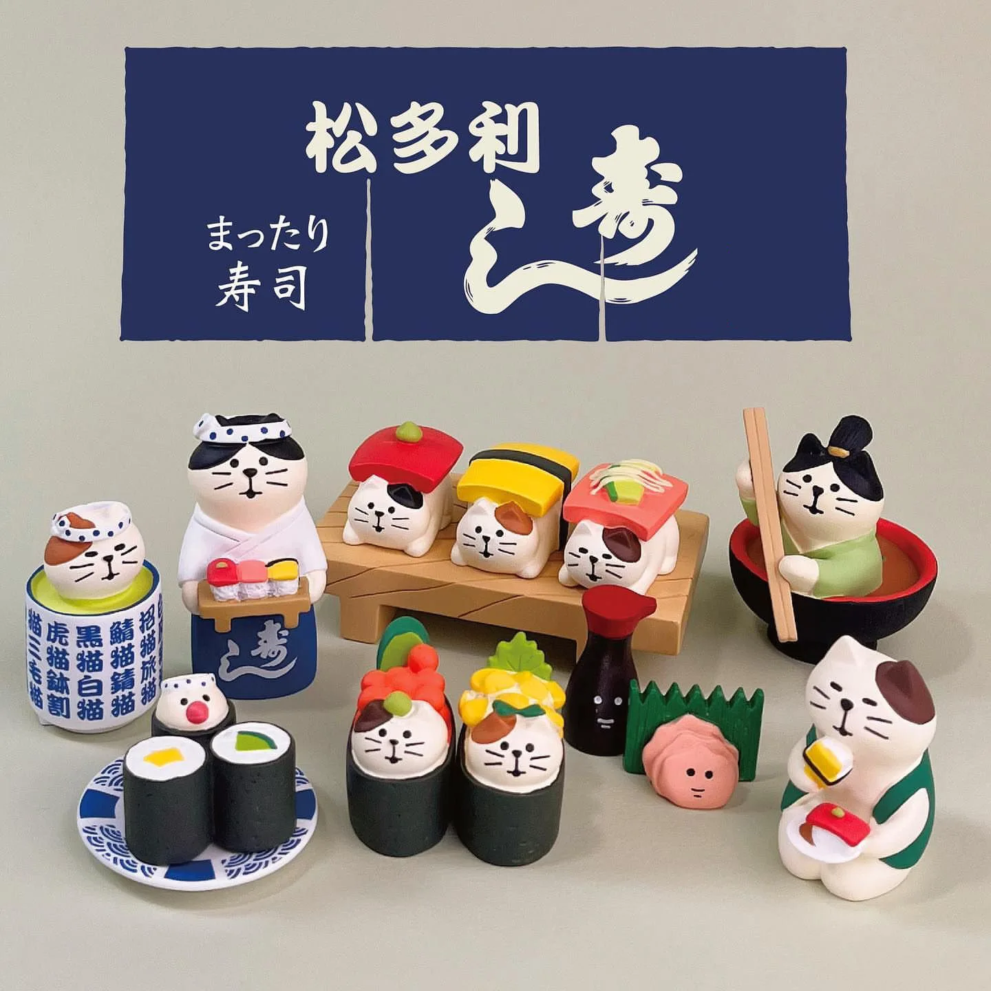 Japan-Zakka-Cat-Sushi-Store-Handmade-Decoration-Miniature-Figurines-Bookshelf-Decoration ...