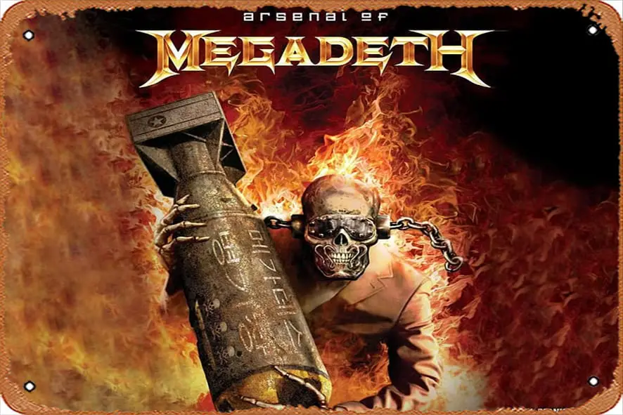 Band-Music-Megadeth-Metal-Music-Vintage-Poster-8x12-Inches-Retro ...