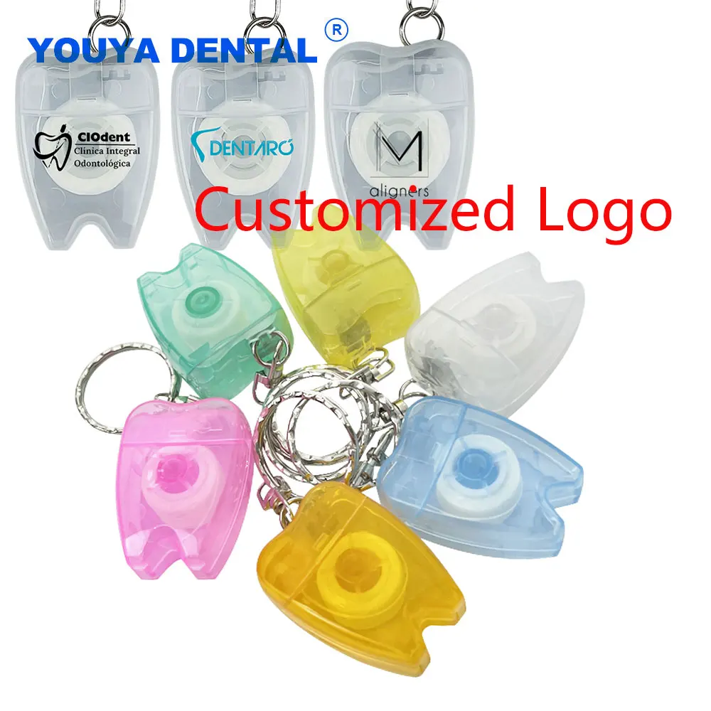 100pcs-Dental-Floss-Tooth-Keychain-Tooth-Cleaner-Floss-Roll-Tooth ...
