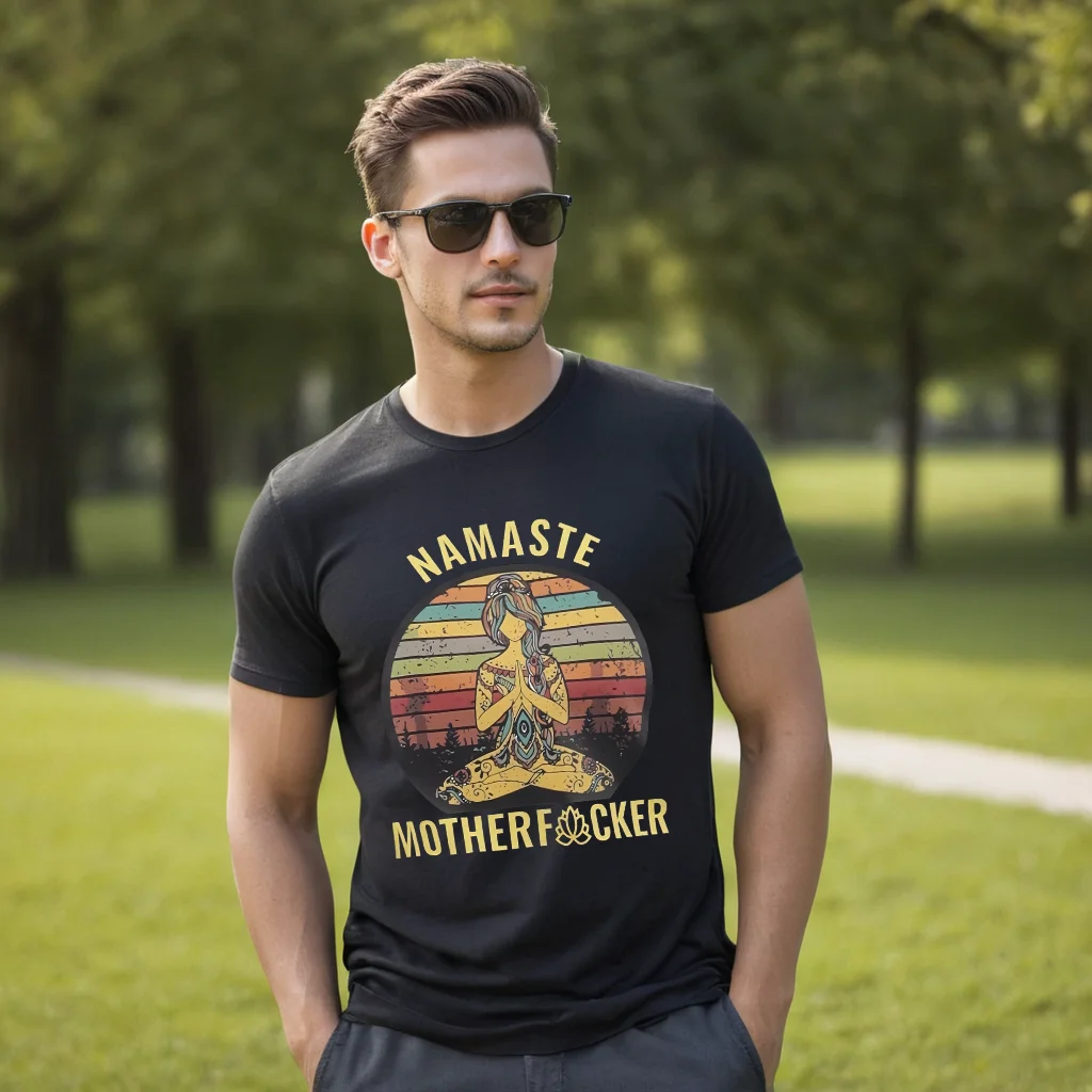 Vintage-Namaste-Mother-Explicit-Funny-T-shirt-T-shirts-Oversize-Short ...