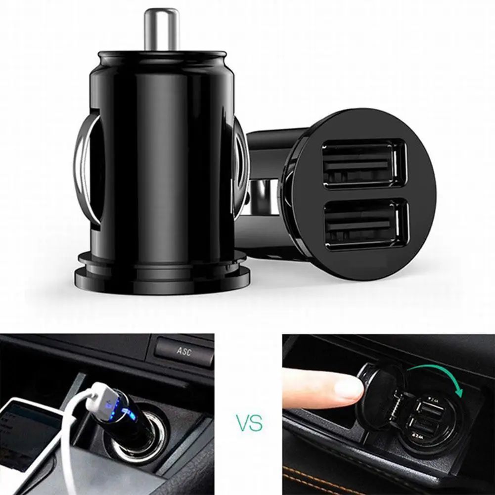 USB-Dual-Charger-Car-Socket-Car-Cigarette-Lighter-Socket-With-Voltage ...