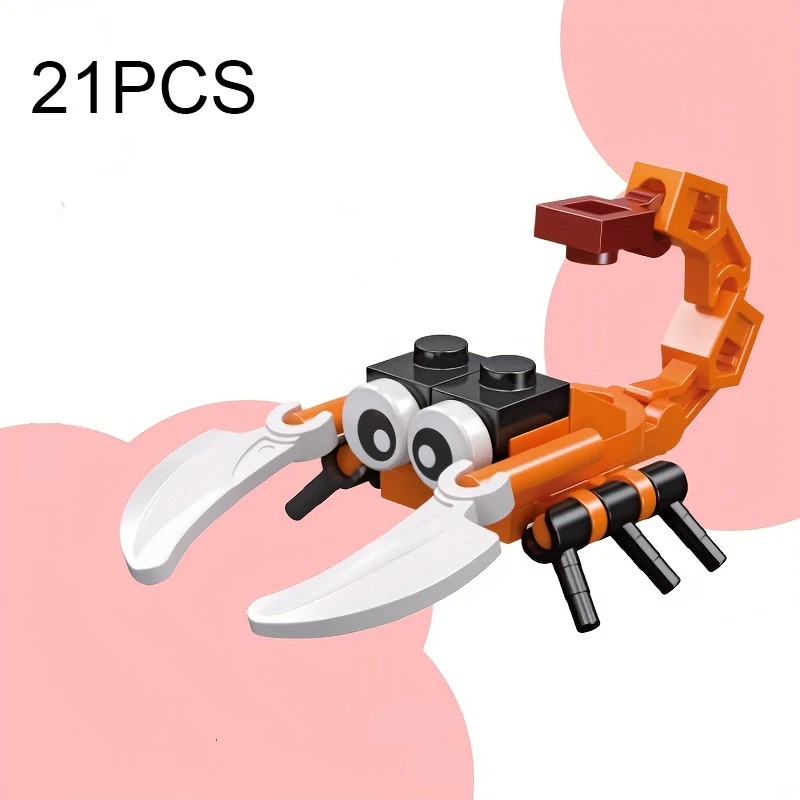 Scorpion-Building-Blocks-Toy-Set-para-crian-as-festa-animal-fofa-mini-s ...