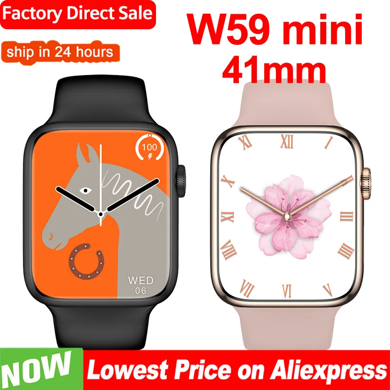Microwear-W59-Mini-41mm-Smart-Watch-Women-1-74-Inch-Body-Temperature ...