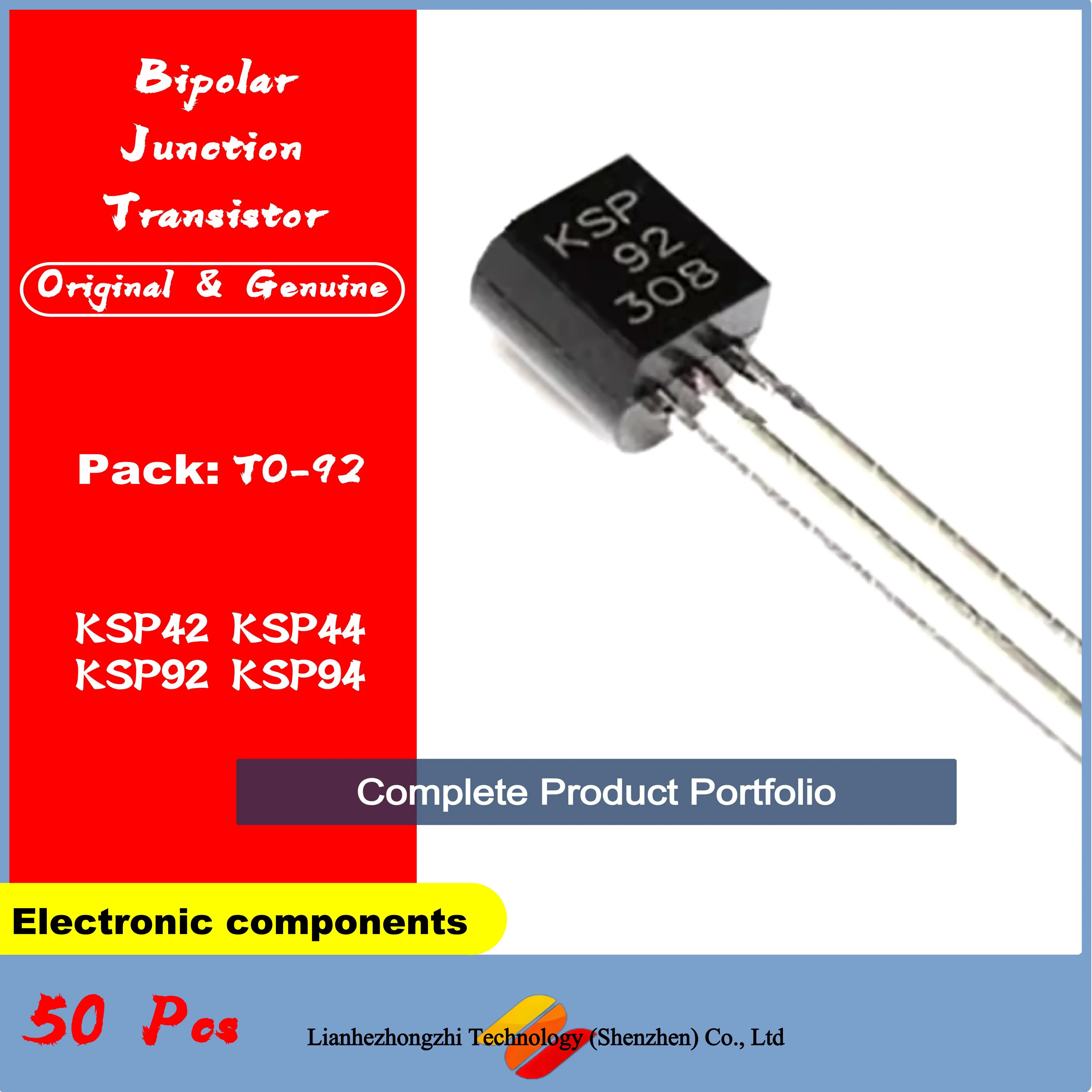 50Pcs/LOT NEW Bipolar Junction Transistor BJT KSP42 BU/TA KSP44 BU/TA ...