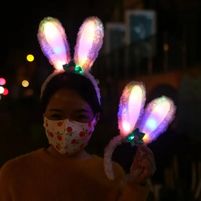 Korean-Version-of-Headwear-Shining-Star-Dailu-Rabbit-Ears-Hair-Band ...