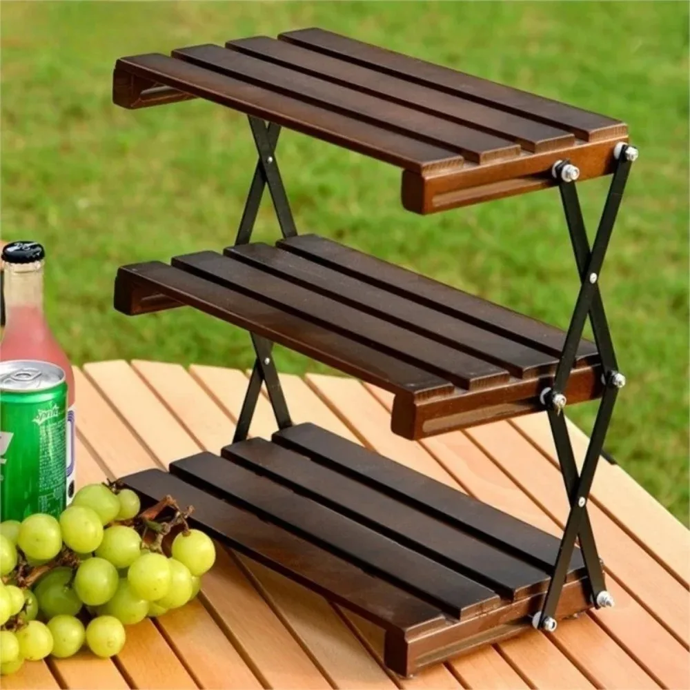 Outdoor-Portable-Camping-Folding-Shelf-Stainless-Steel-Picnic-Barbecue ...