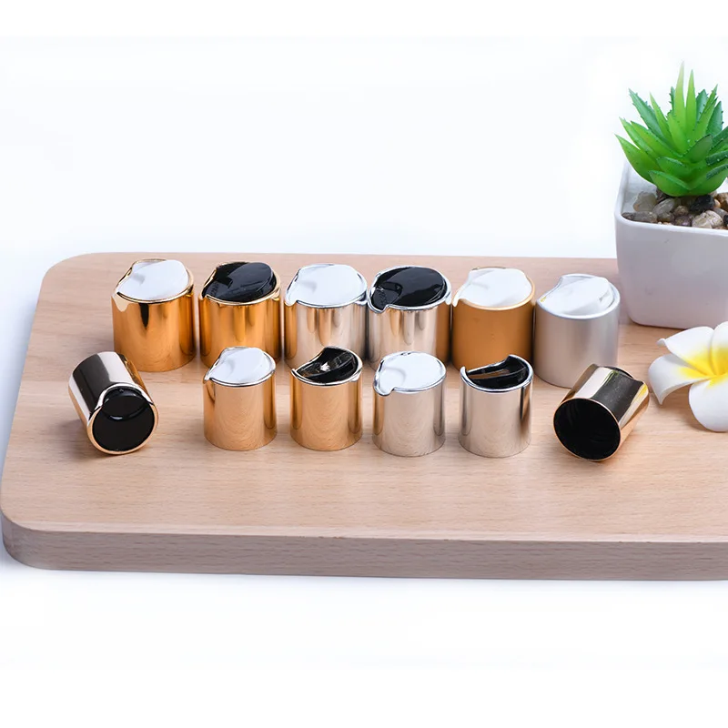 50pcs-Gold-Disc-Top-Caps-With-Aluminum-Collar-20-24-Silver-Metal-Shampoo-Bottles-Lid-Plastic.jpg