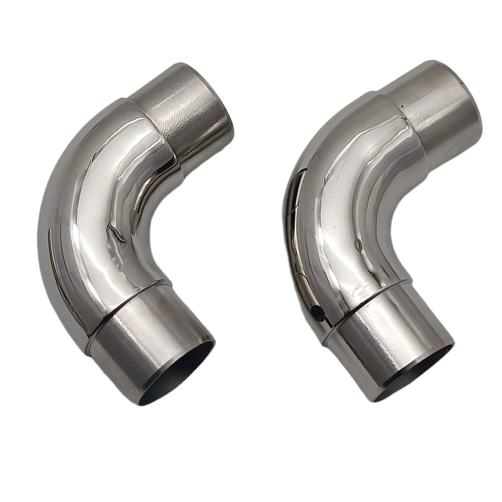 2-PCS-316-Stainless-Steel-Round-Elbow-90-degree-for-38-1mm-Stair ...