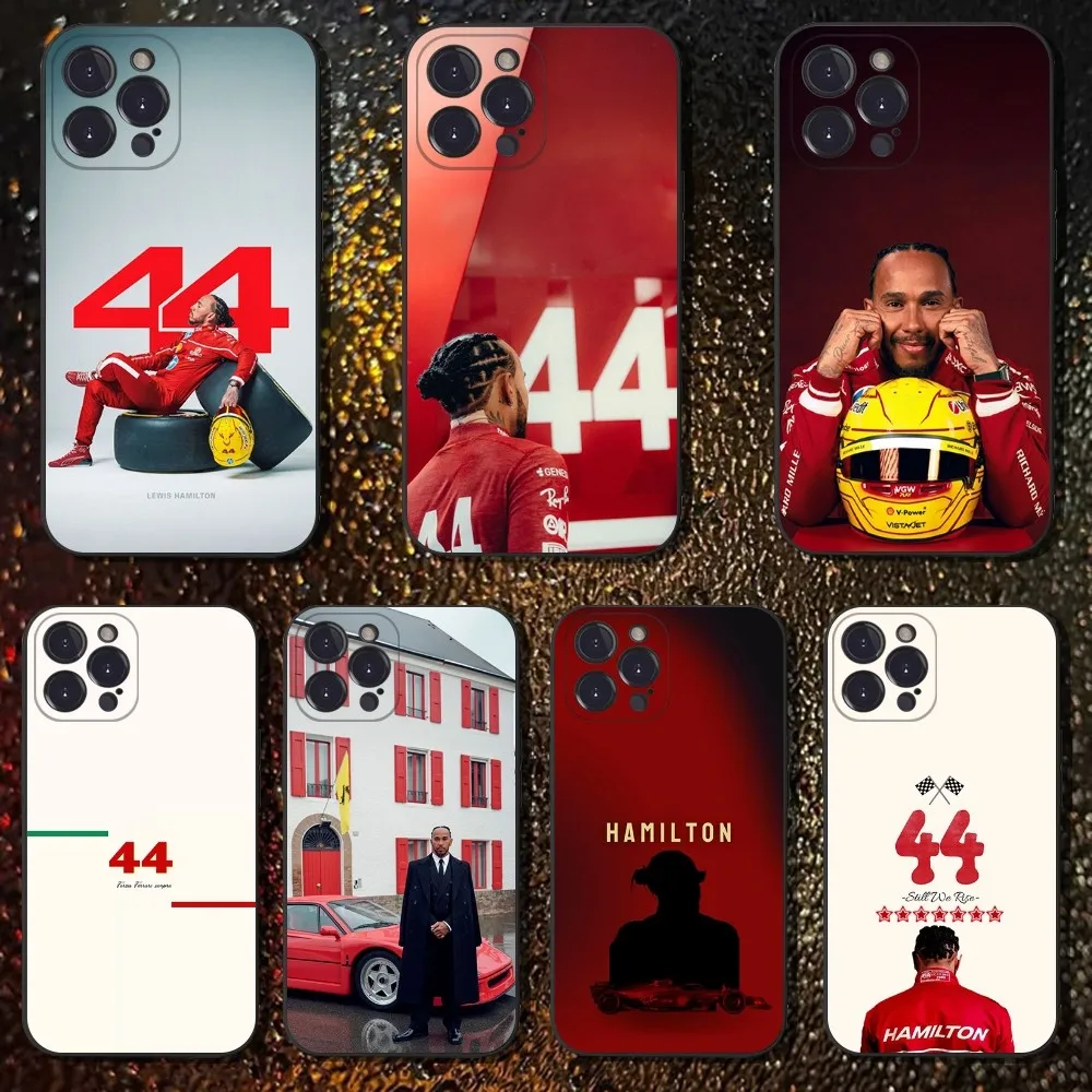 44 L-Lewis Hamilton Phone Case For iPhone 16,15,14,13,12,11 Plus,Pro ...