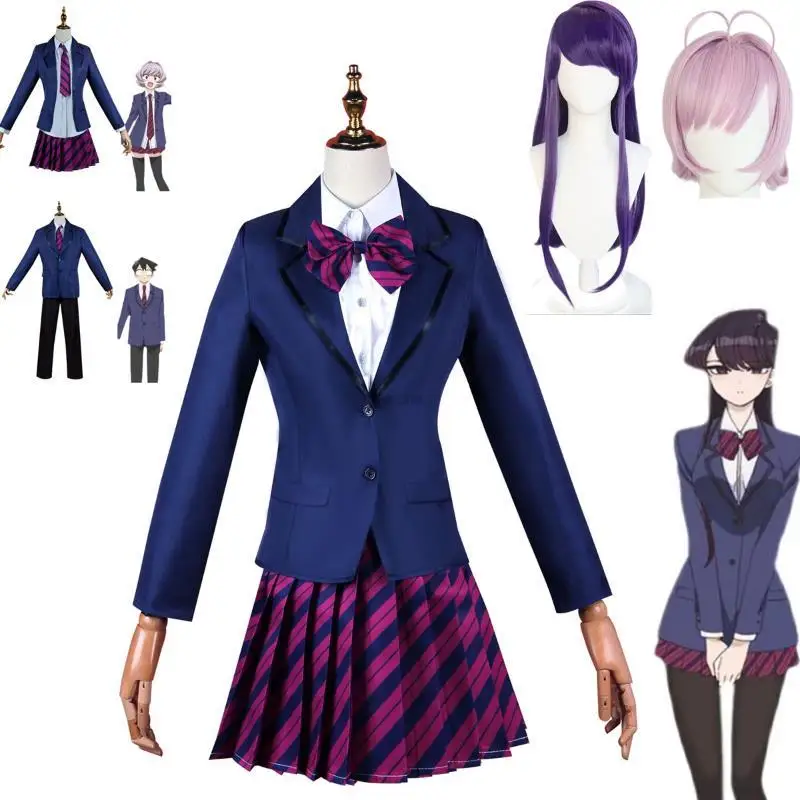 Anime Komi Can't Communicate Shouko Komi Cosplay Costume Girls School ...