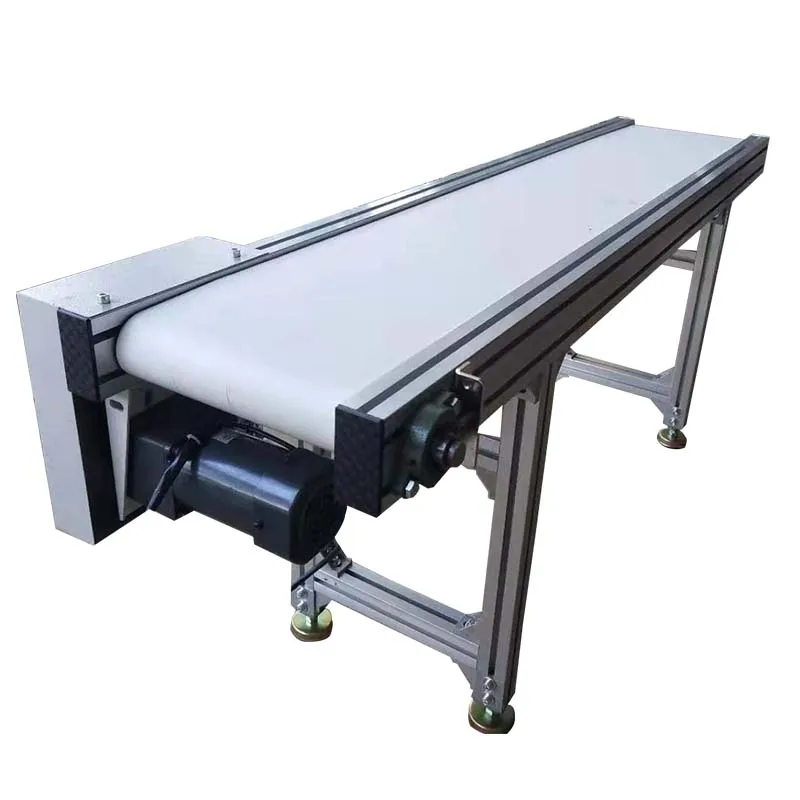 1-5M-Conveyor-200mm-Mini-Conveyor-Belt-Food-Grade-White-PU-Belt-Machine ...