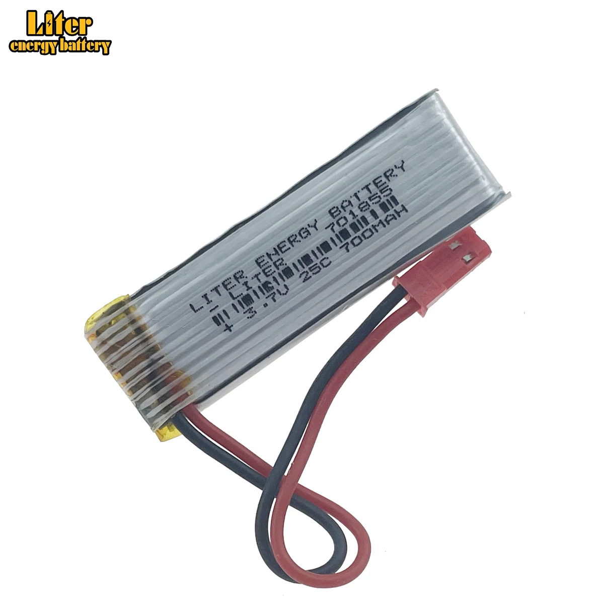 JST-2P 701855 3.7V 700mAh Drone Rechargeable Li-polymer Battery 701855 ...