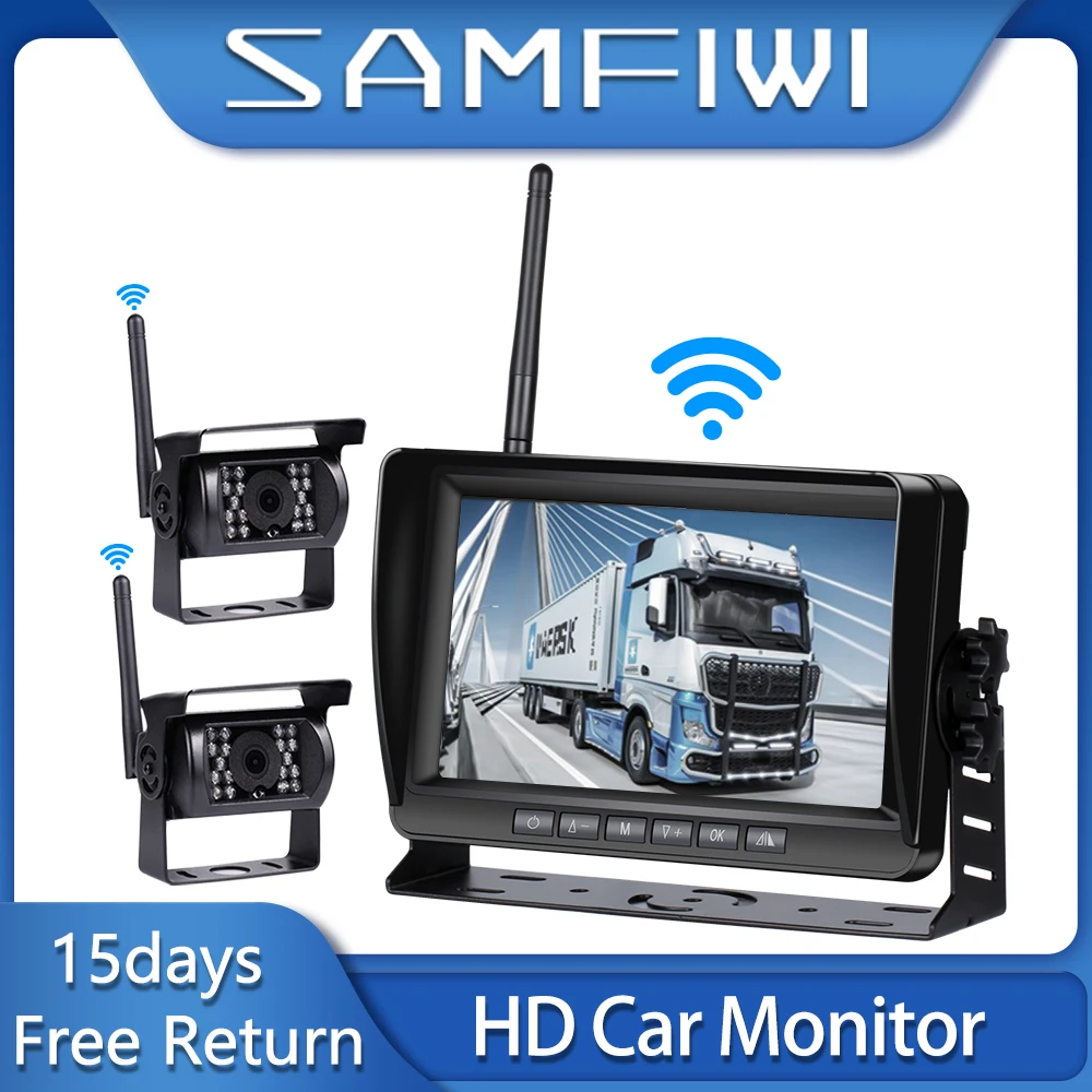 7inch-WIFI-Truck-Monitor-Display-wireless-1camera-2camera-reversing ...
