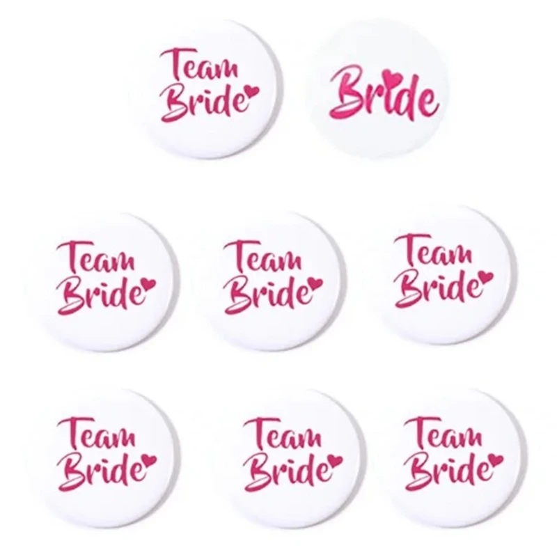 6-8-11Pcs-Bachelorette-Party-Badges-Bride-and-Bride-Squad-Pins-Bachelor ...