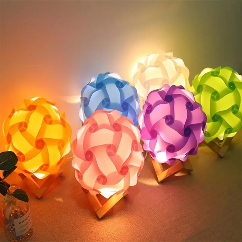 LED Night Light IQ Lamp 17CM USB Powered With Stand Starry Lamp Bedroom ...