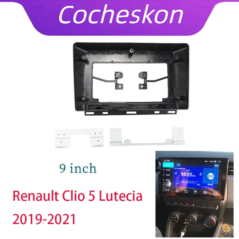 9-Inch-Car-Frame-Fascia-Adapter-For-Renault-Clio-5-Lutecia-2019-2021 ...