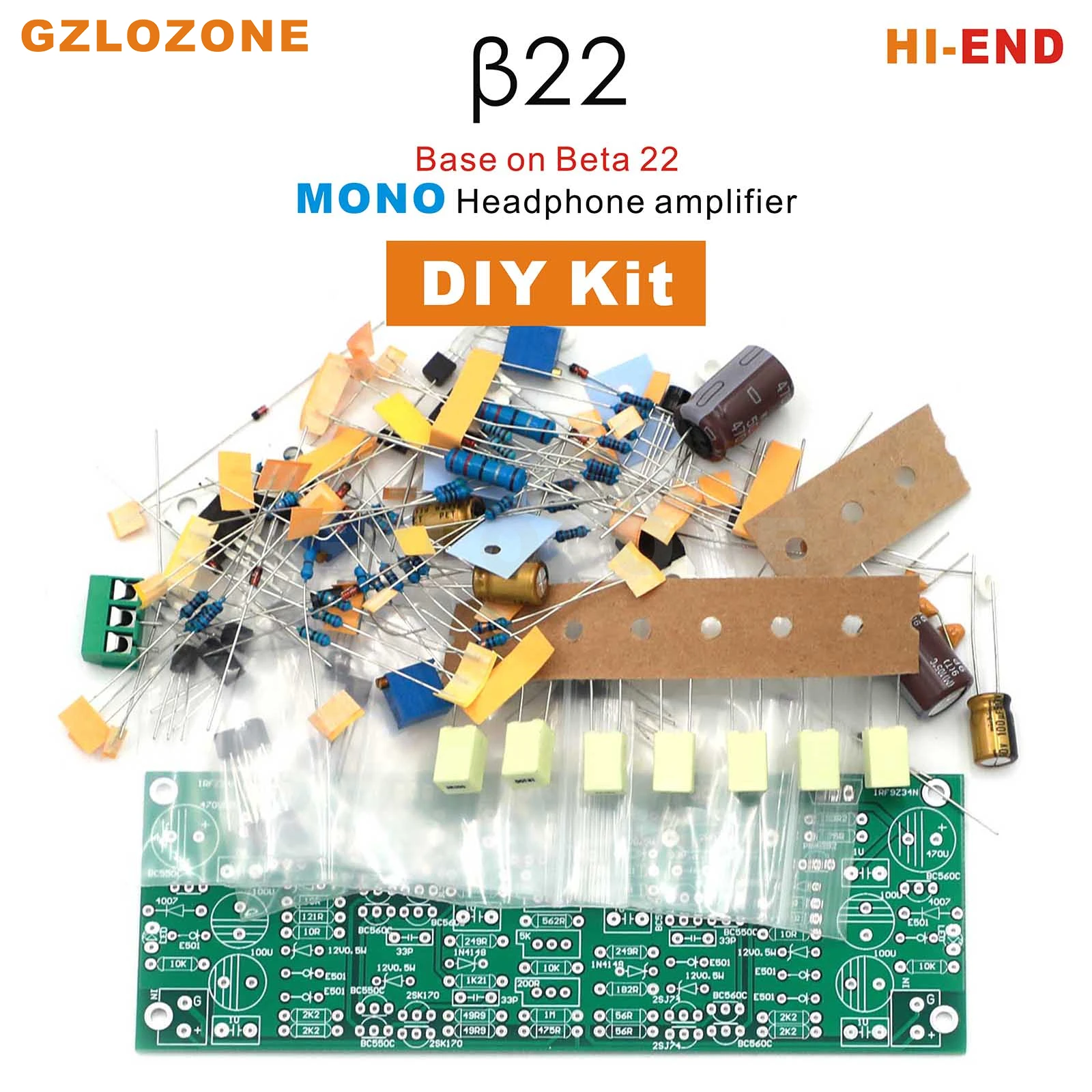 HI-END B22 MONO Headphone Amplifier Base On Beta 22 DIY Kit/Finished ...