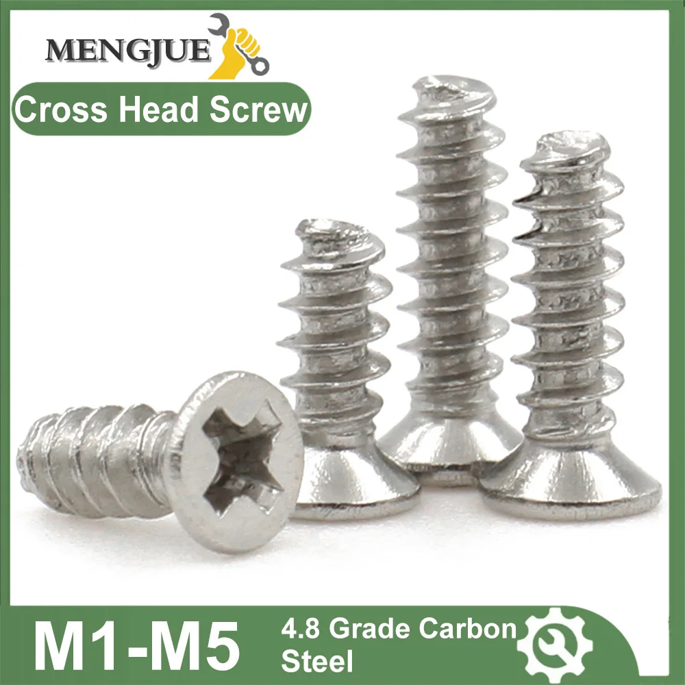100pcs-Cross-Recessed-Countersunk-Head-Self-tapping-Screws-M1-M2-M2-6 ...