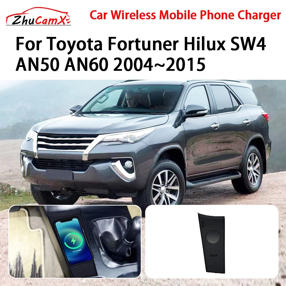 Wireless Mobile Phone Charger Center Console Storage QI 18W iPhone fast ...
