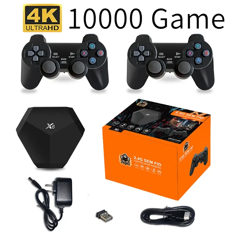 X6-Games-Box-Super-Video-Game-64GB-HD-4K-10000-Games-Classic-Games-pk ...