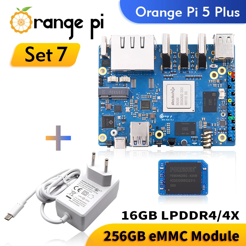 Orange-Pi-5-Plus-16GB-RAM-256GB-Emmc-Module-Power-Supply-Single-Board ...