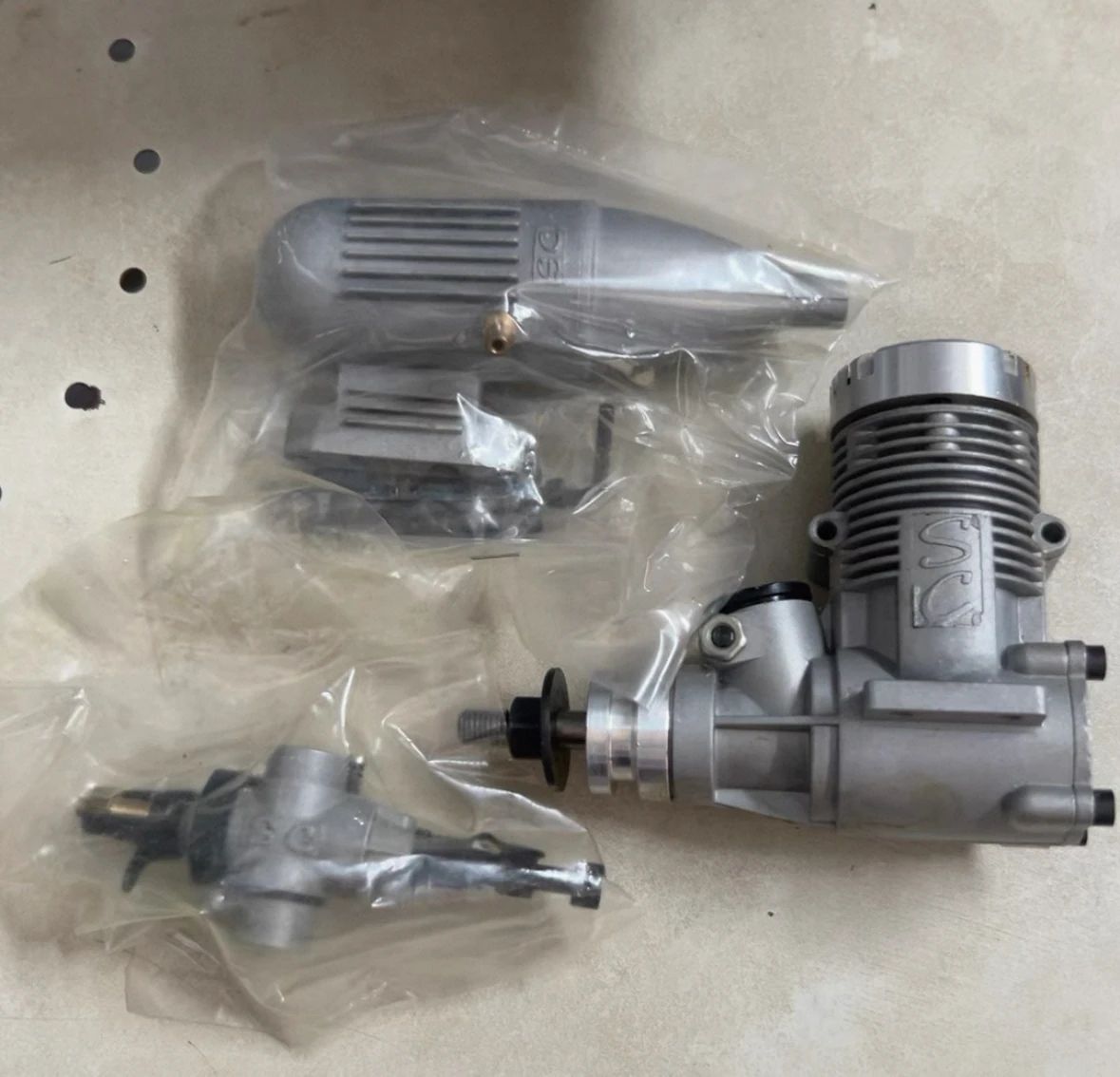 SC-21A ABC Type Methanol Model Airplane Engine with Muffler Carburetor ...